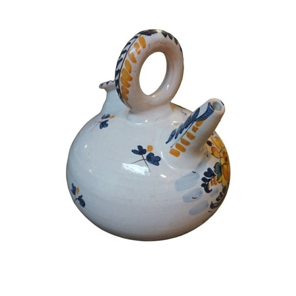 Art | Vintage Spanish Botijo Signed Jug Water Cooler Hand Painted ...